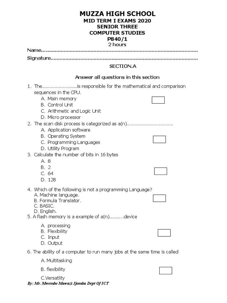 Ict S3 | PDF | Programming | Computer Program