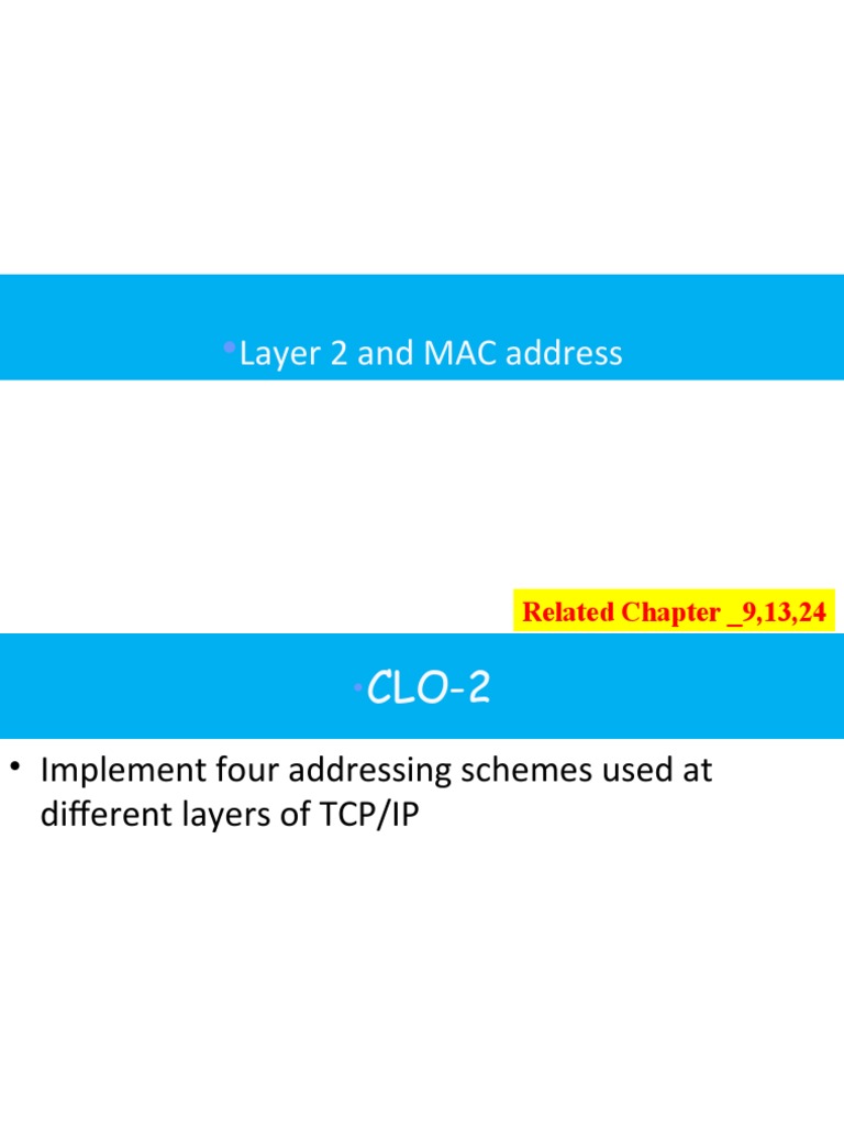 DCN - 3 - Introduction To Data Link Layer | PDF | Internet Protocols | Computer Network