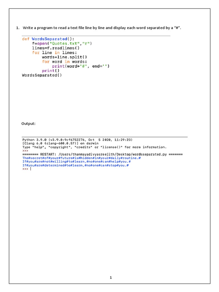 Class 12 - Practical File CS (1) - 221219 - 135202 | PDF | Games ...
