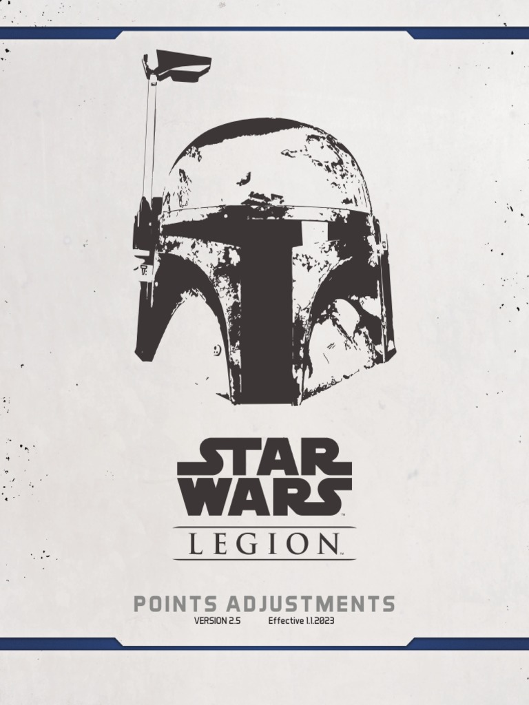 SWL Point+Rulebook+Adjustment | PDF | Star Wars | Star Wars Characters