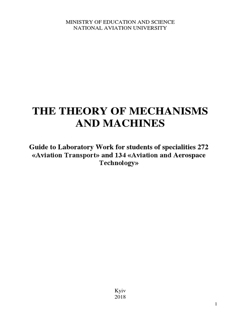 Laboratory Works TMM | PDF | Force | Kinematics