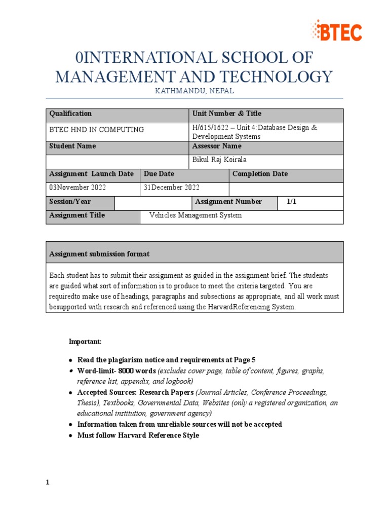 Unit 4 Database Design Development 2022 Pdf Databases Relational