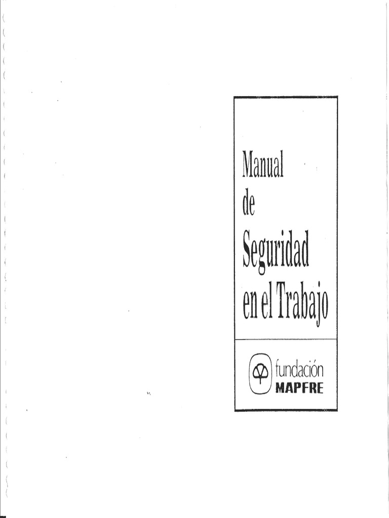 Mapfre Manual de Seguridad en El Trabajo | PDF