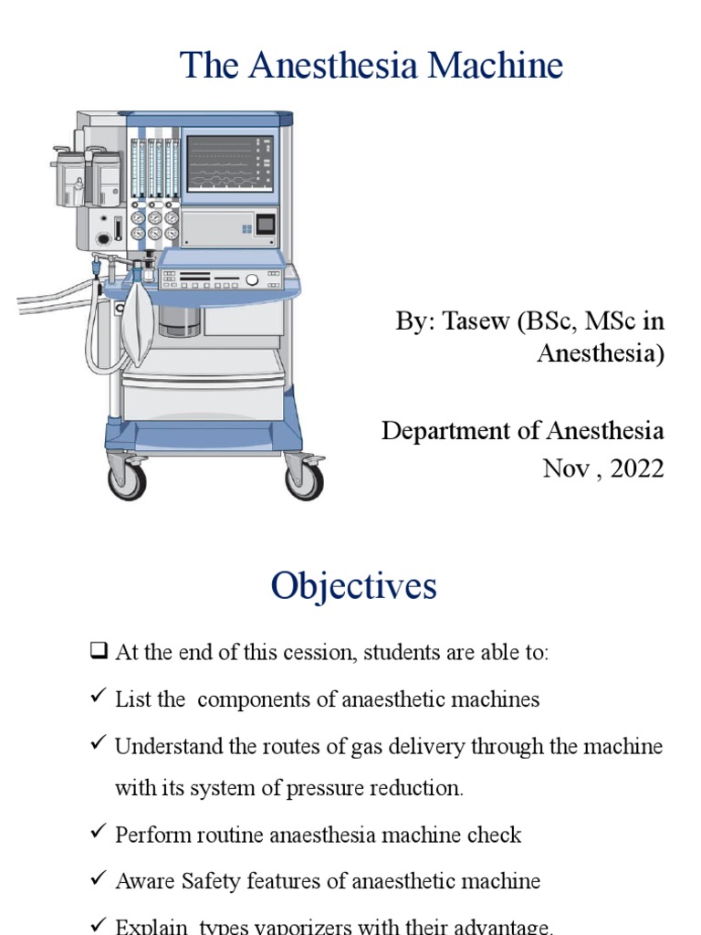 Anesthesia Machine Modification BSC | PDF | Atmosphere | Phases Of Matter