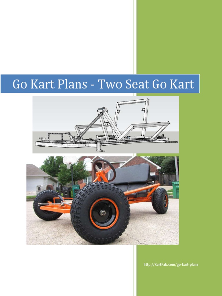 Manual para Montar Un Kart Go Kart Plans | PDF | Axle | Screw