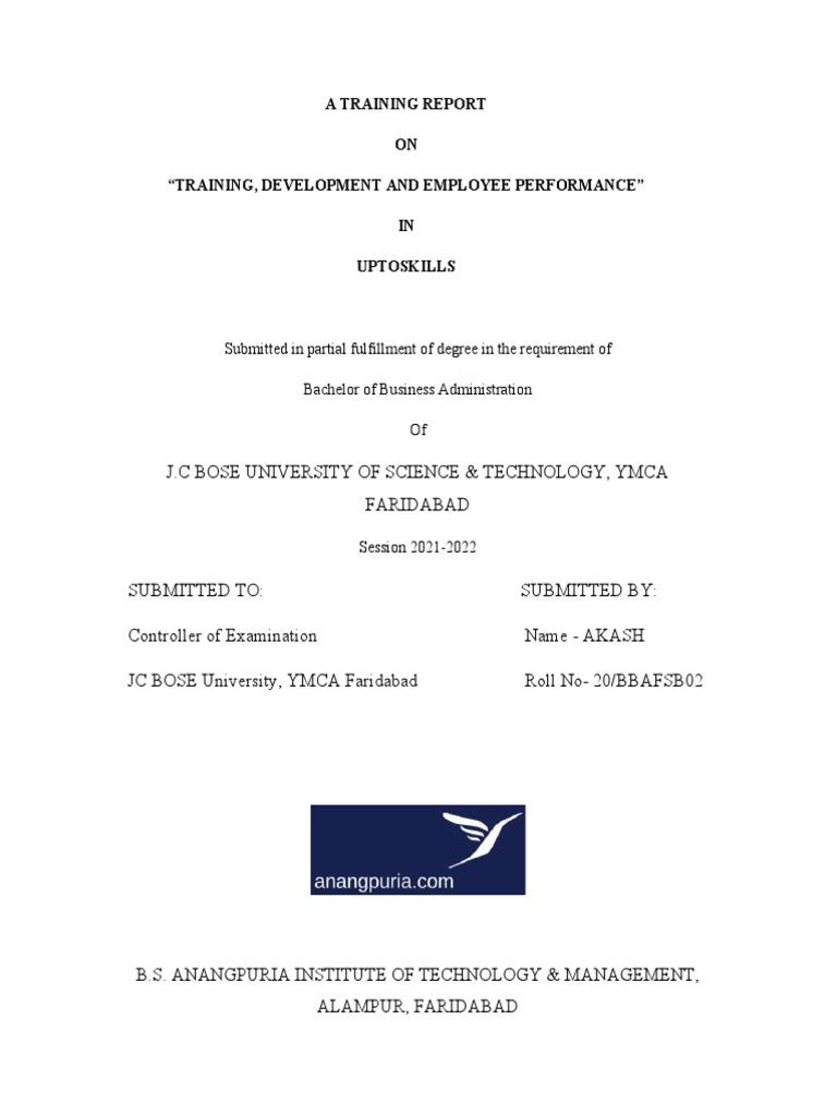Training & Development Impact on Performance | PDF | Performance ...