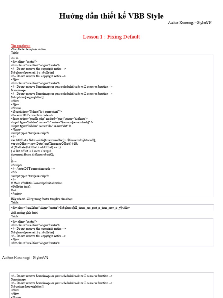 Huong Dan Thiet Ke VBB Style | PDF | Computers