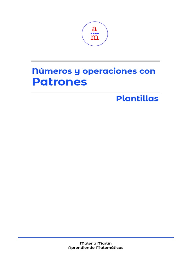 Plantillas Numeros Patrones | PDF