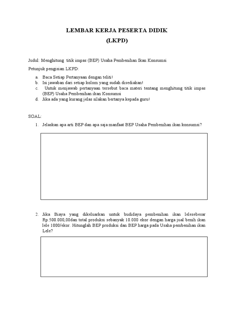 MENGHITUNG_BEP | PDF