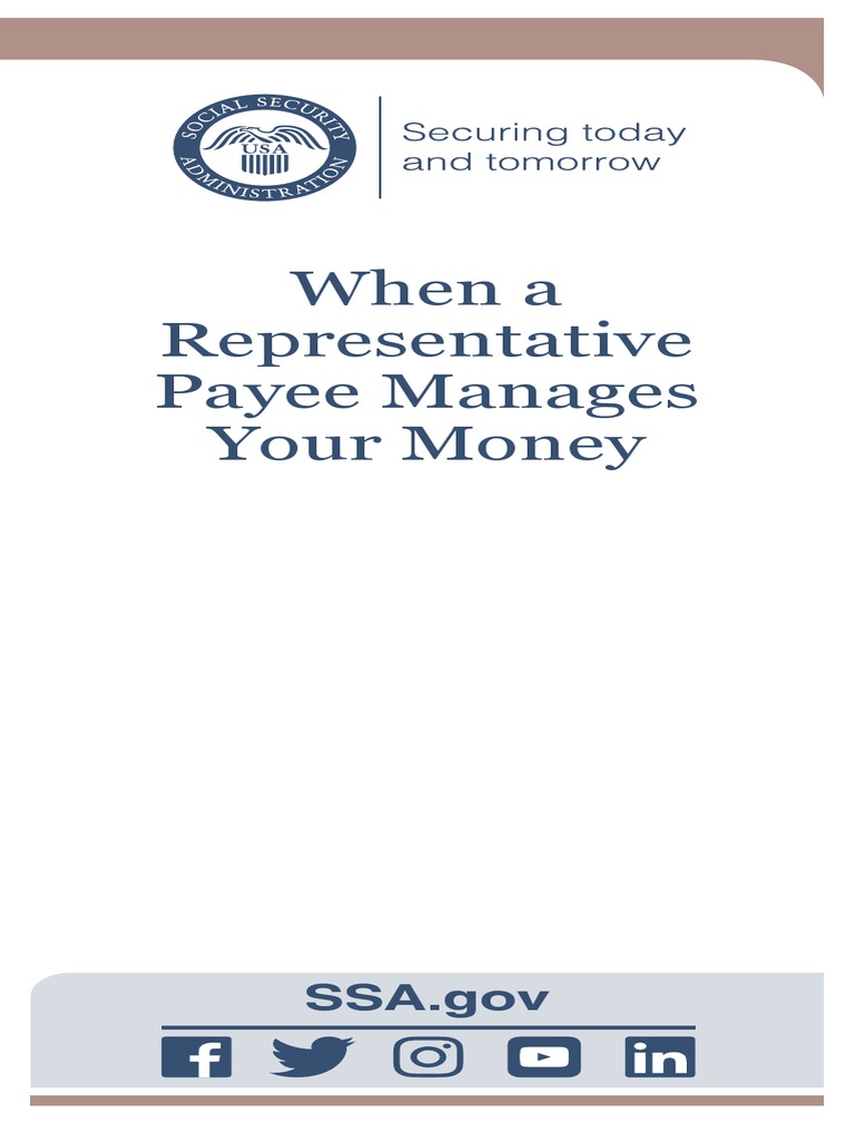 When A Representative Payee Manages Your Money | PDF | Supplemental ...