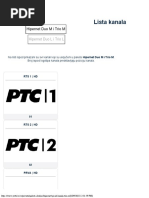 Eon Programska Sema | PDF | Hbos | Pay Television