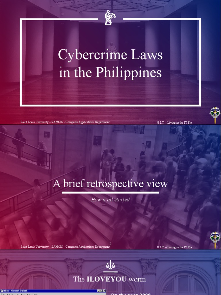 GIT Lecture 9 Cybercrime Laws in The Philippines | PDF | Computing | Information Age