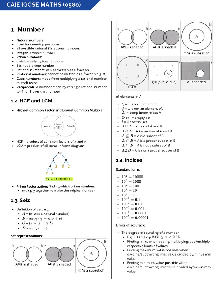 MATHS Formula 0580 | PDF | Rectangle | Triangle