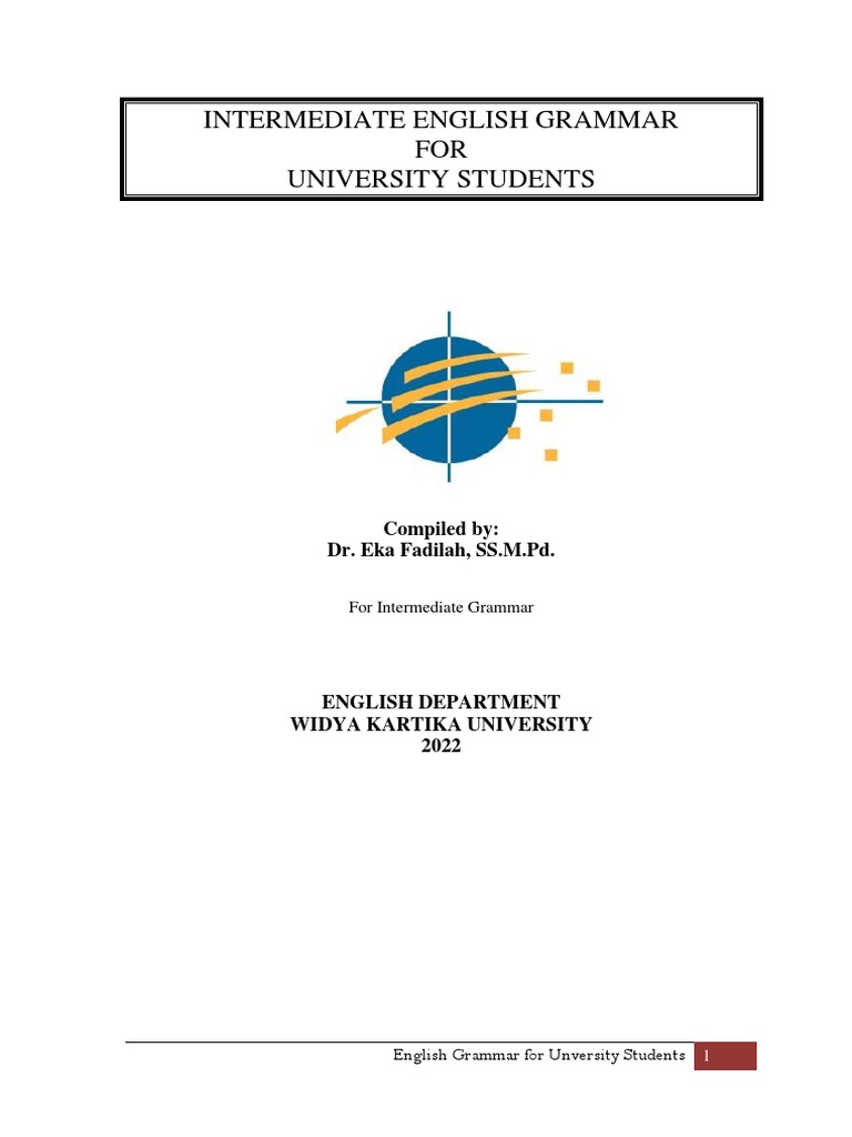 Intermediate English Grammar Handbook | PDF | Grammatical Tense | Syntax
