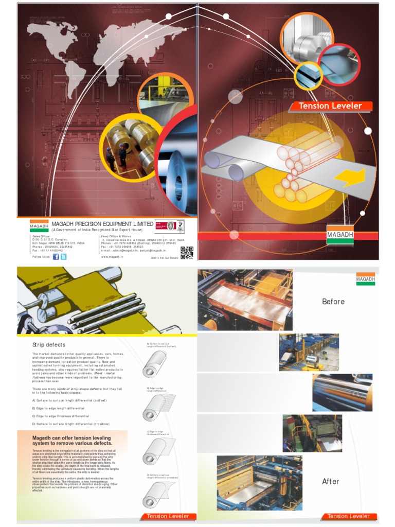 Tension Leveler Catalog | PDF | Deformation (Engineering) | Stress ...