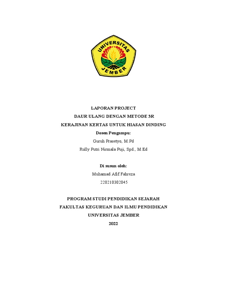 Kerajinan Kertas Daur Ulang 3R untuk Hiasan | PDF | Griya & Taman