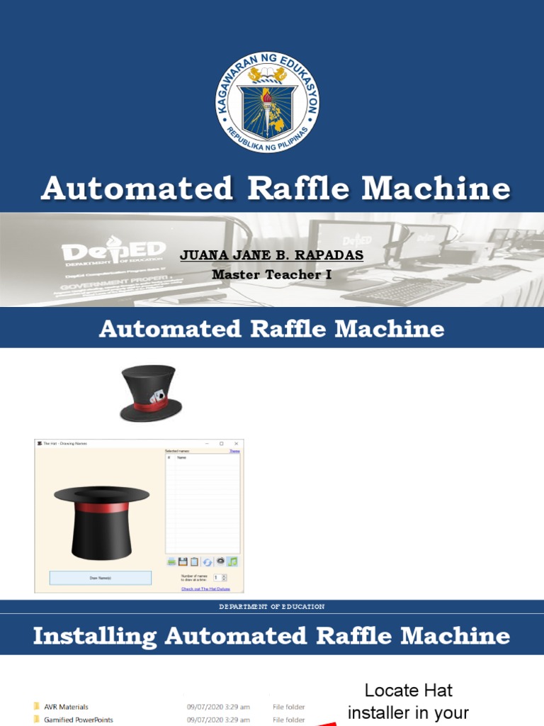 Step-by-step instructions for installing and using an automated raffle machine software | PDF ...