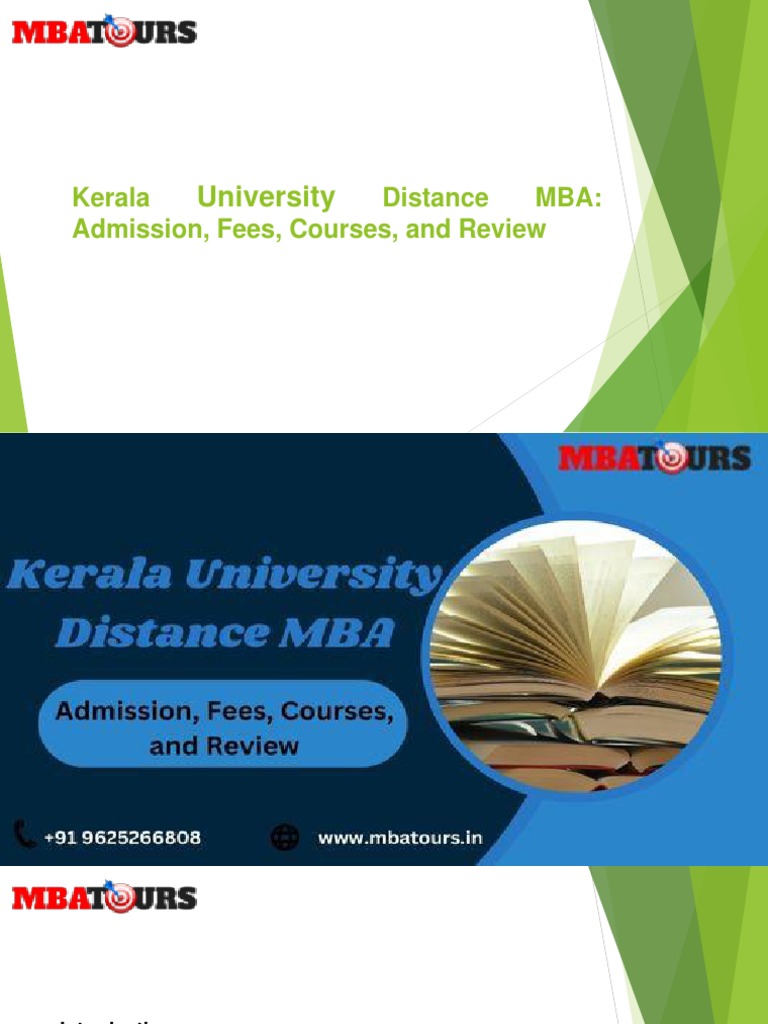 Kerala University Distance MBA Overview | PDF | Master Of Business ...