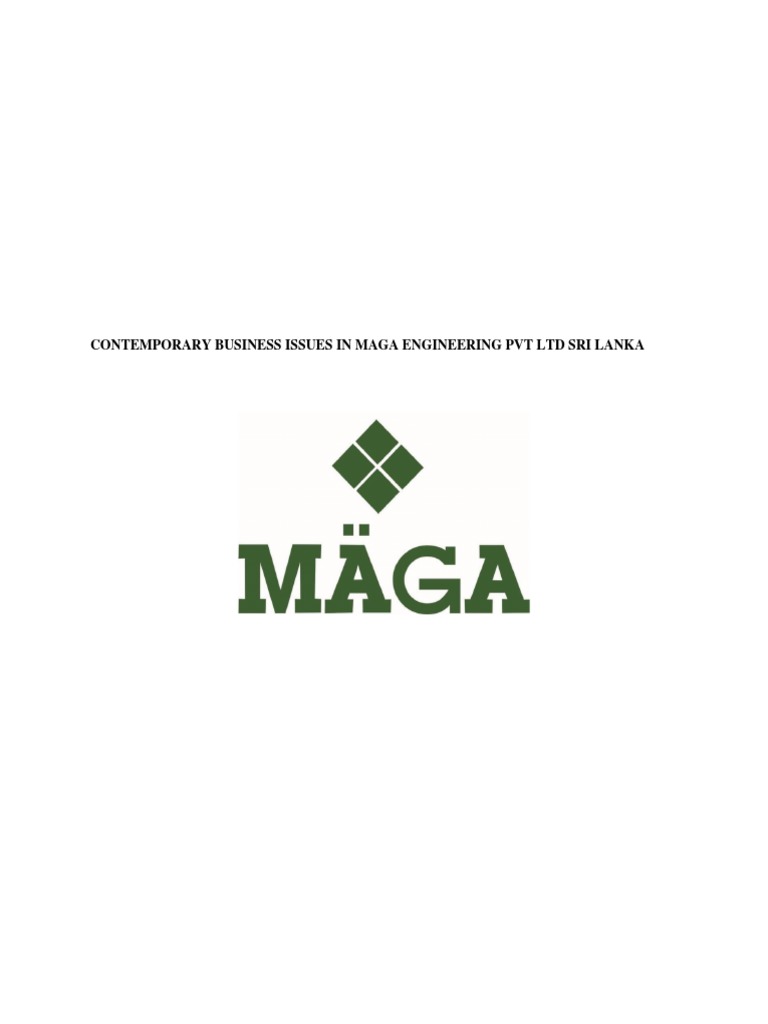 Contemporary Issues in MAGA Engineering | PDF | Sustainability | Green ...