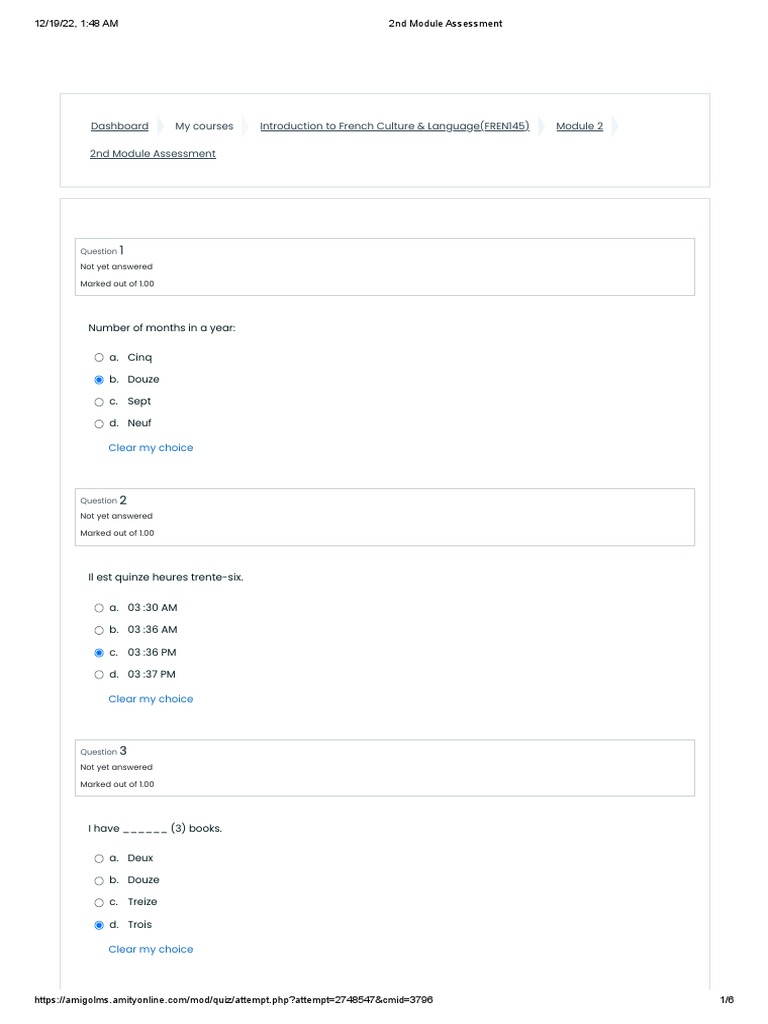 2nd Module Assessment | PDF