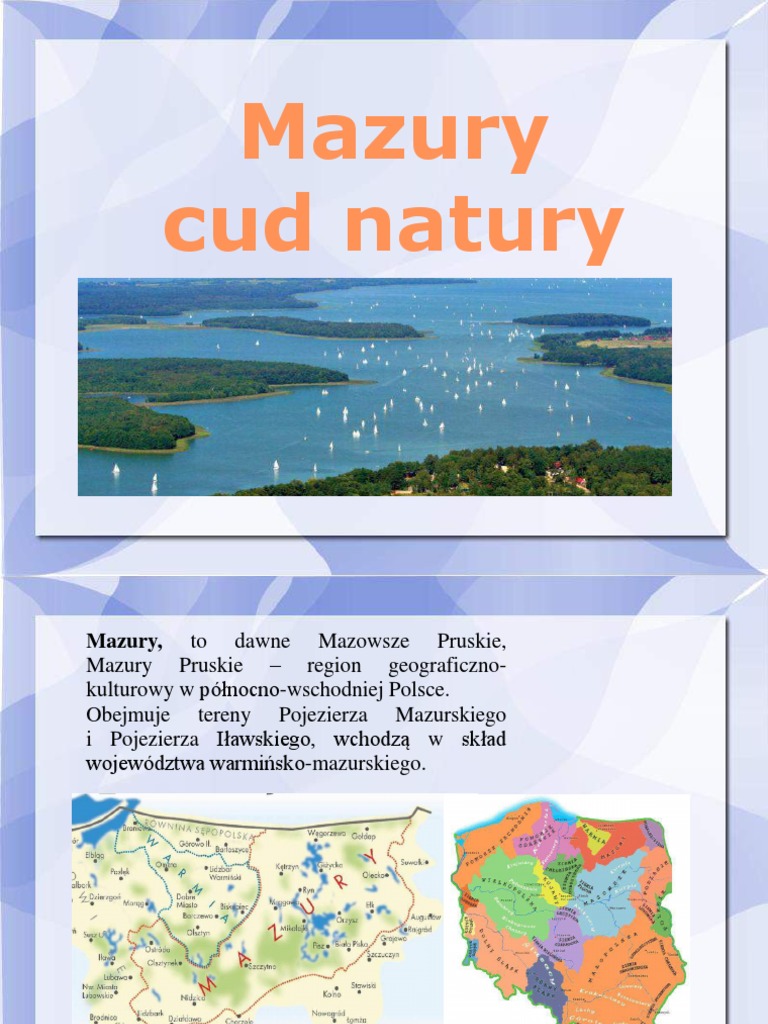Prezentacja Mazury | PDF