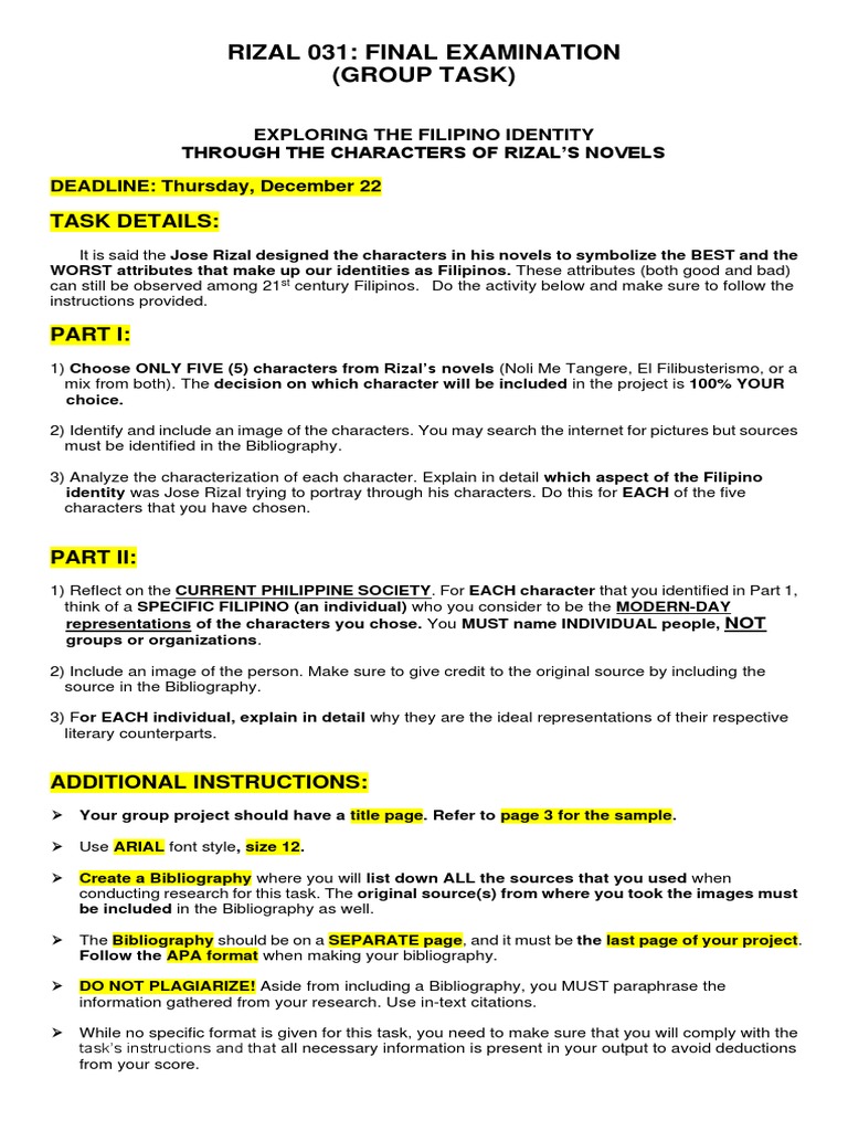 Final Exam (Group Project) | PDF | Citation | Cognition