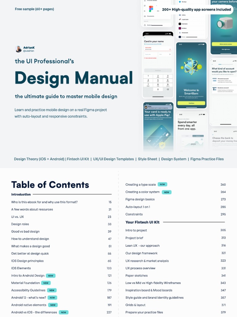 (Free Copy) The Design Manual (iOS + Android) | PDF | Ios | Mobile App