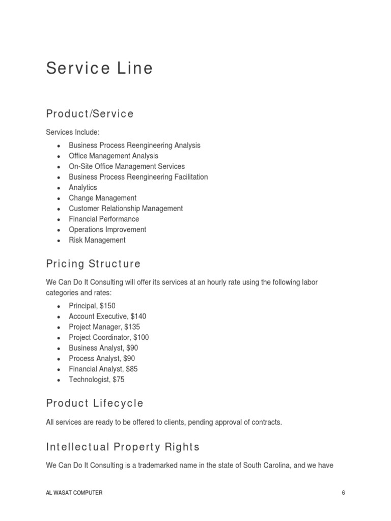 Consulting Services and Pricing Overview | PDF | Business | Finance ...