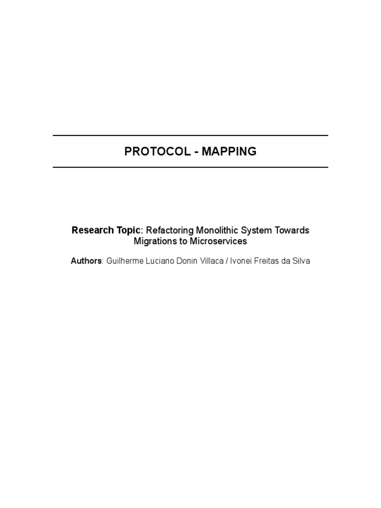 Protocol Mapping | PDF | Computing | Software Engineering