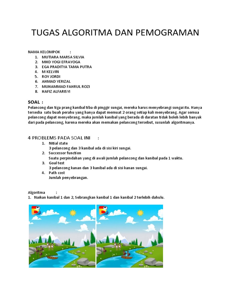 Tugas Kelompok Algoritma Dan Pemograman | PDF