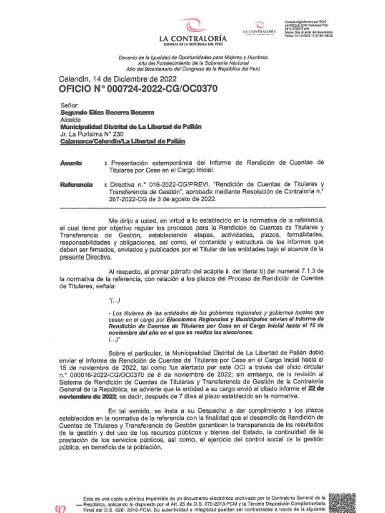 Of. #000724-2022 - Pallan | PDF