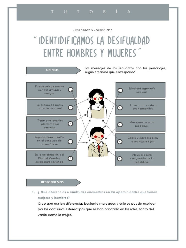 Actividad Experiencia 5 - Sesión N°1 - Michelle Reyna | Descargar ...