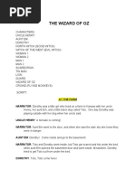 The Wizard of Oz Play Script by EliteA22UHO | PDF | Scarecrow (Oz ...