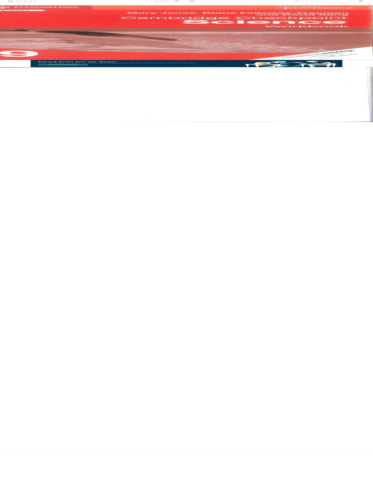 Cambridge Checkpoint Science Workbook 9 - PDF | PDF | Scribd ...