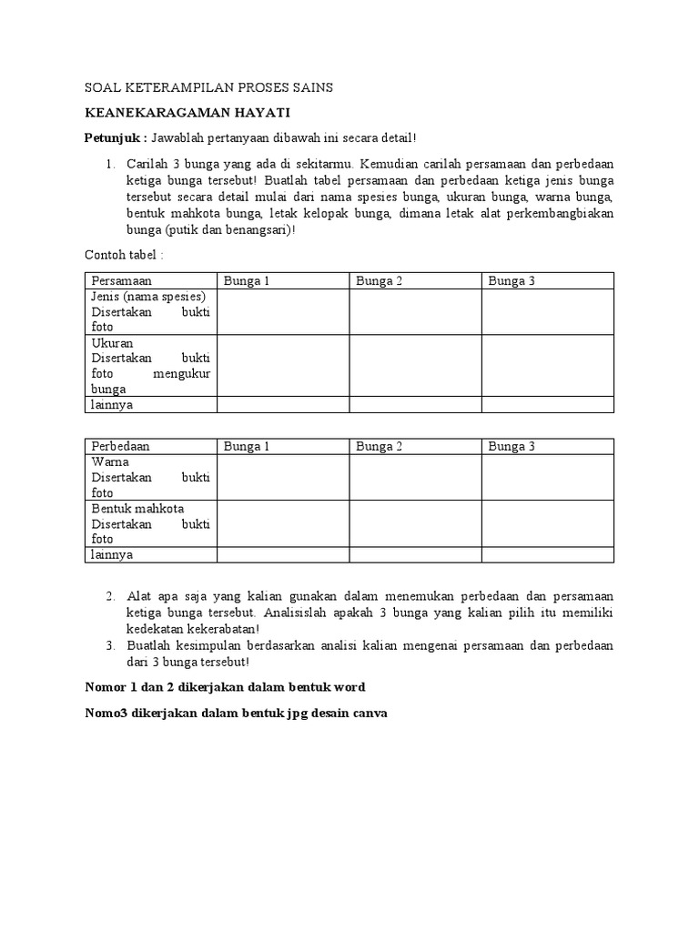 REV 1, SOAL KPS KH Dan VIRUS | PDF