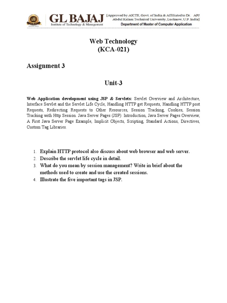 WT Assignment 3 | PDF