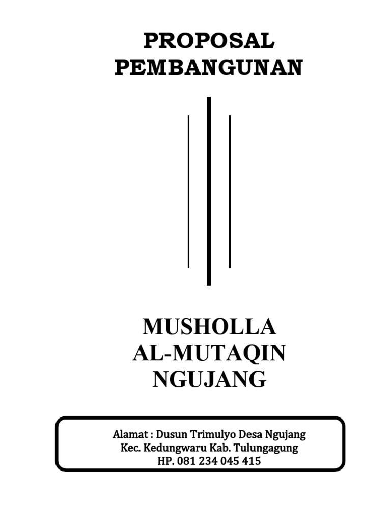 Proposal Al Muttaqin Ngujang | PDF