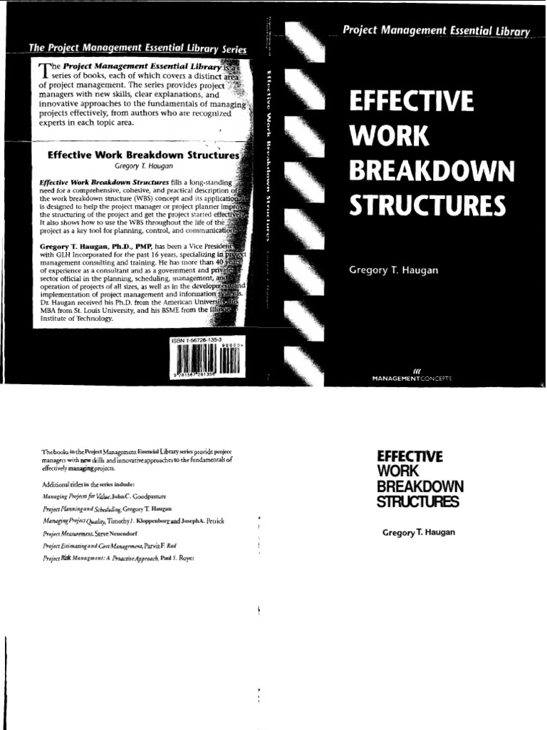Effective Work Breakdown Structures | PDF | Projects | Project Management