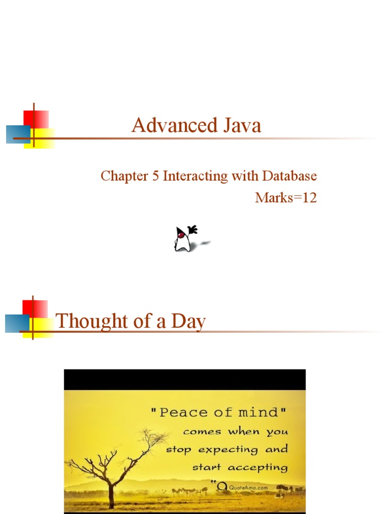Chapter 5 JDBC | PDF | Databases | Java (Programming Language) Chapter 5 JDBC | PDF | Databases | Java (Programming Language)