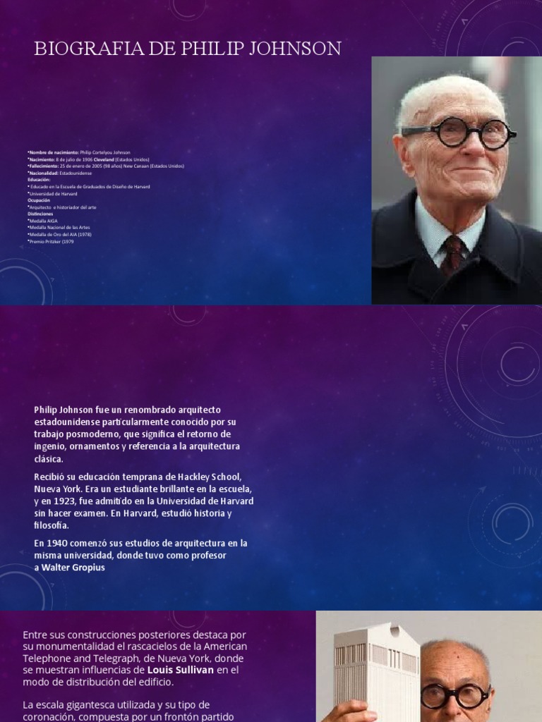 Biografia de Philip Johnson | PDF | Estética
