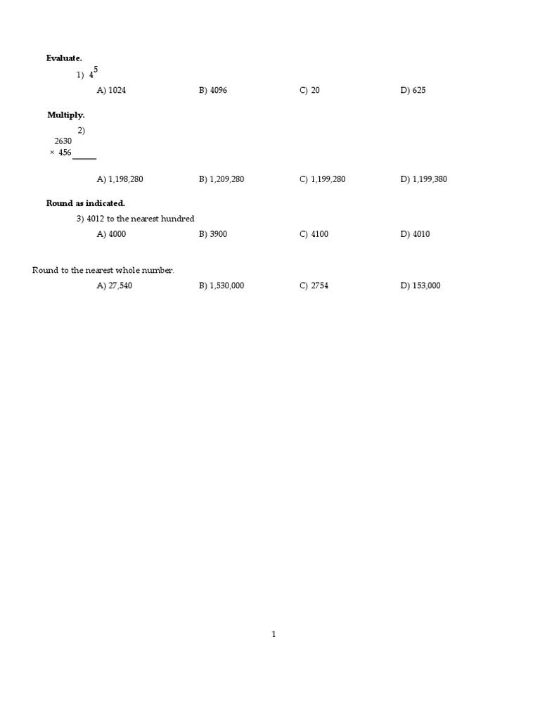 Evaluate math problems | PDF | Moon | Interest
