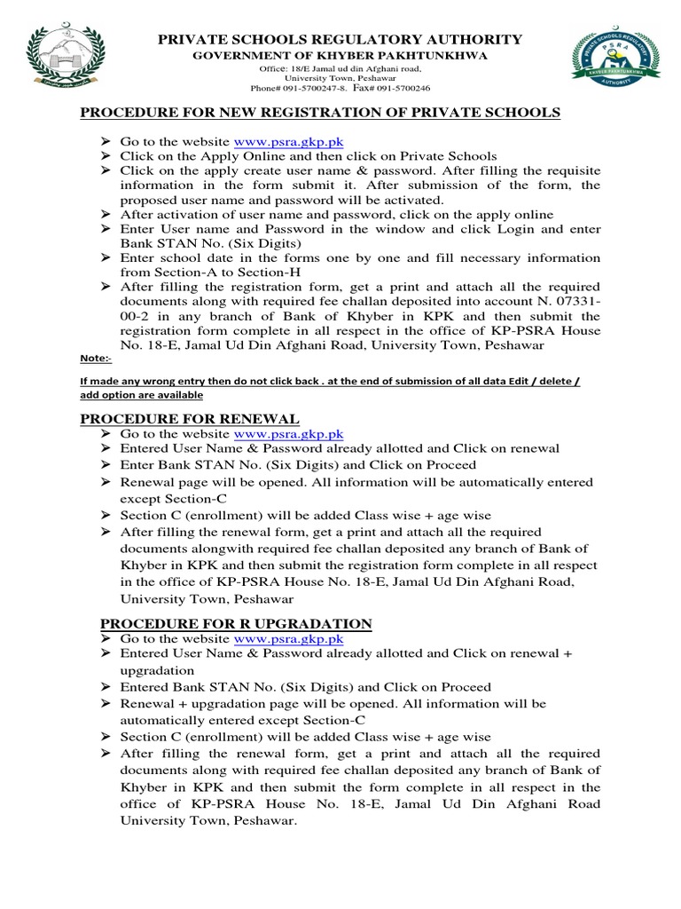 How To Register and Renew | PDF | Password | Khyber Pakhtunkhwa