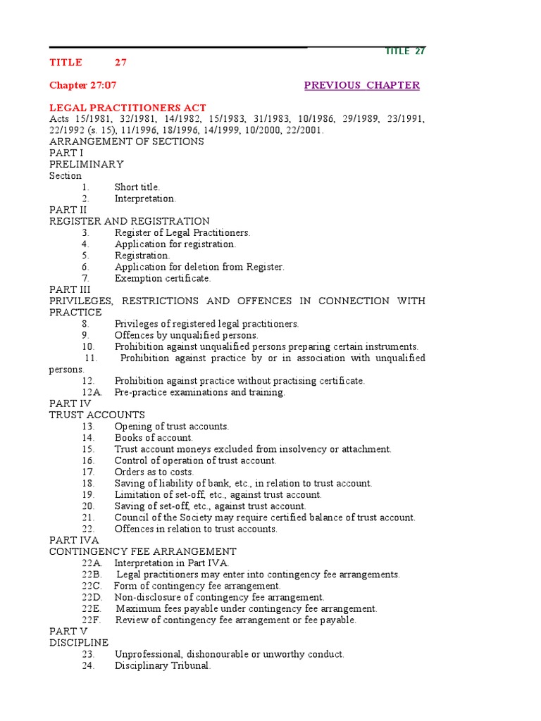 Legal Practitioners Act Overview | PDF | Notary Public | Trust Law