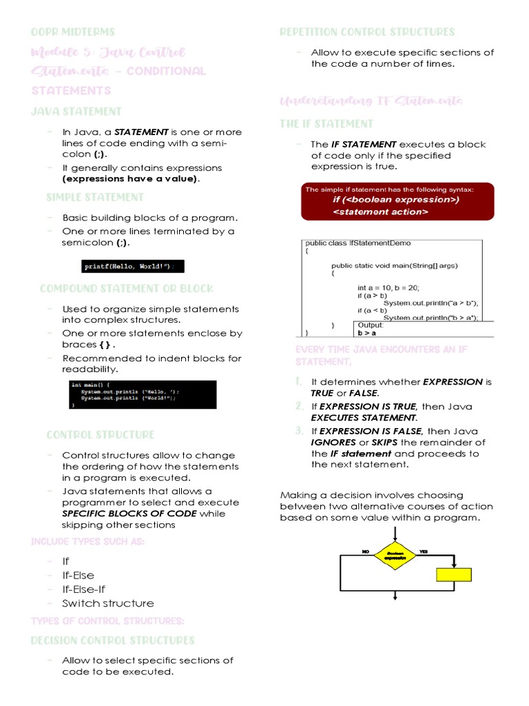 Oopr Midterms | PDF | Control Flow | Class (Computer Programming)