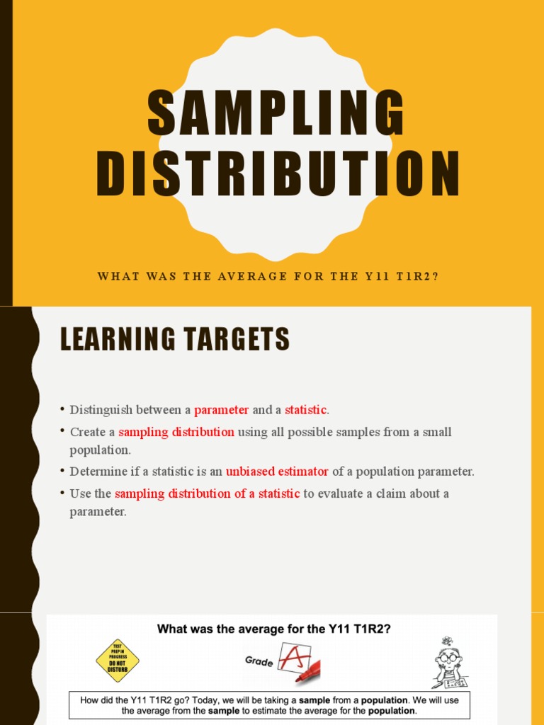 Introduction To Sampling Distribution | PDF