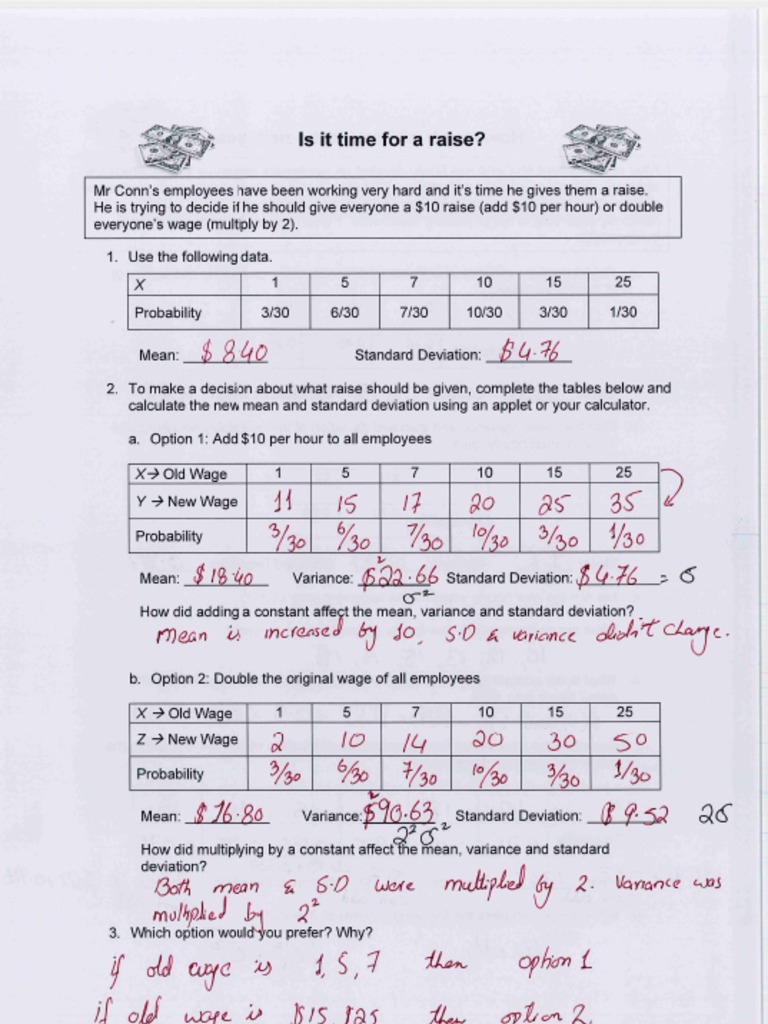 Combining Random Variables Solution | PDF