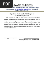 Hse Experience Certificate | PDF | Career & Growth | Business