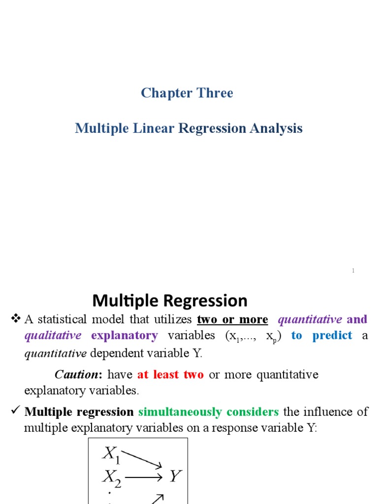 Chapter 3 Econometrics | PDF | Regression Analysis | Linear Regression Chapter 3 Econometrics | PDF | Regression Analysis | Linear Regression