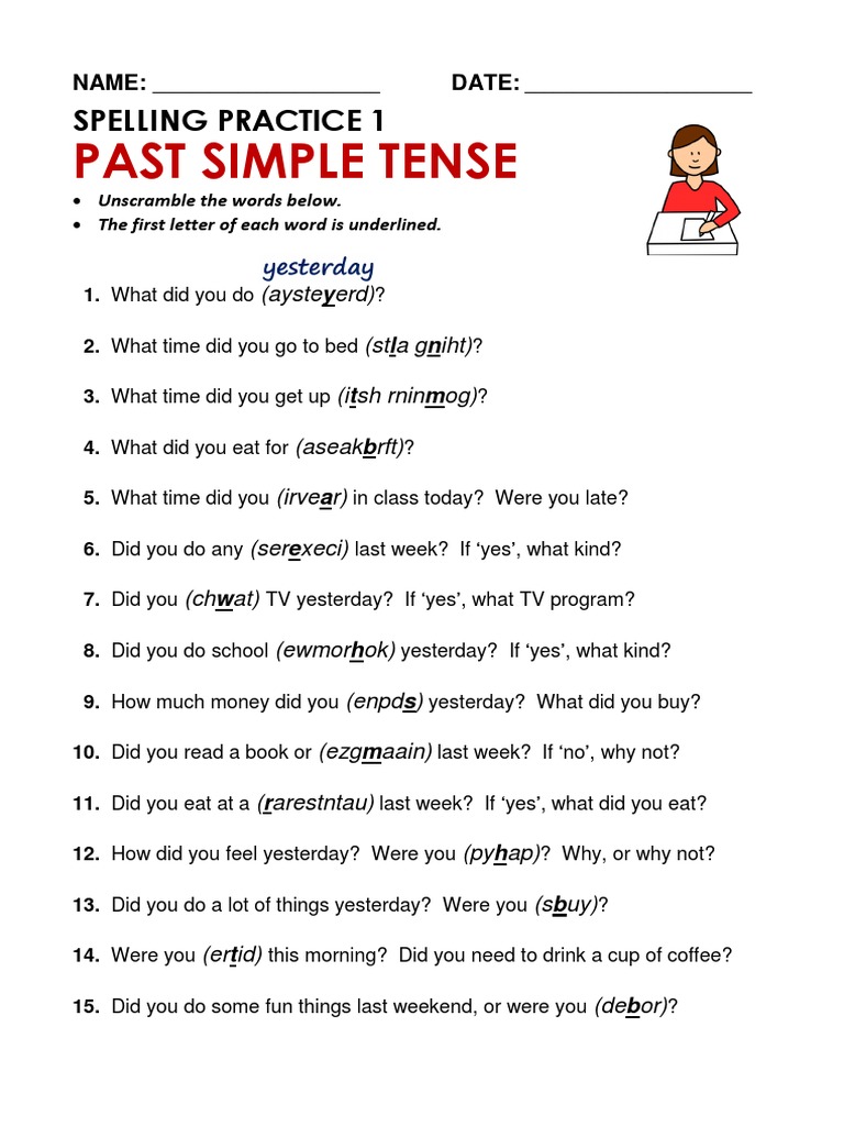 Past Tense | PDF