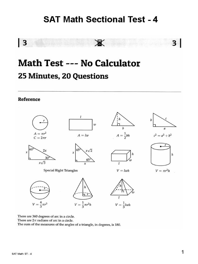 Sat Math St 4 Pdf